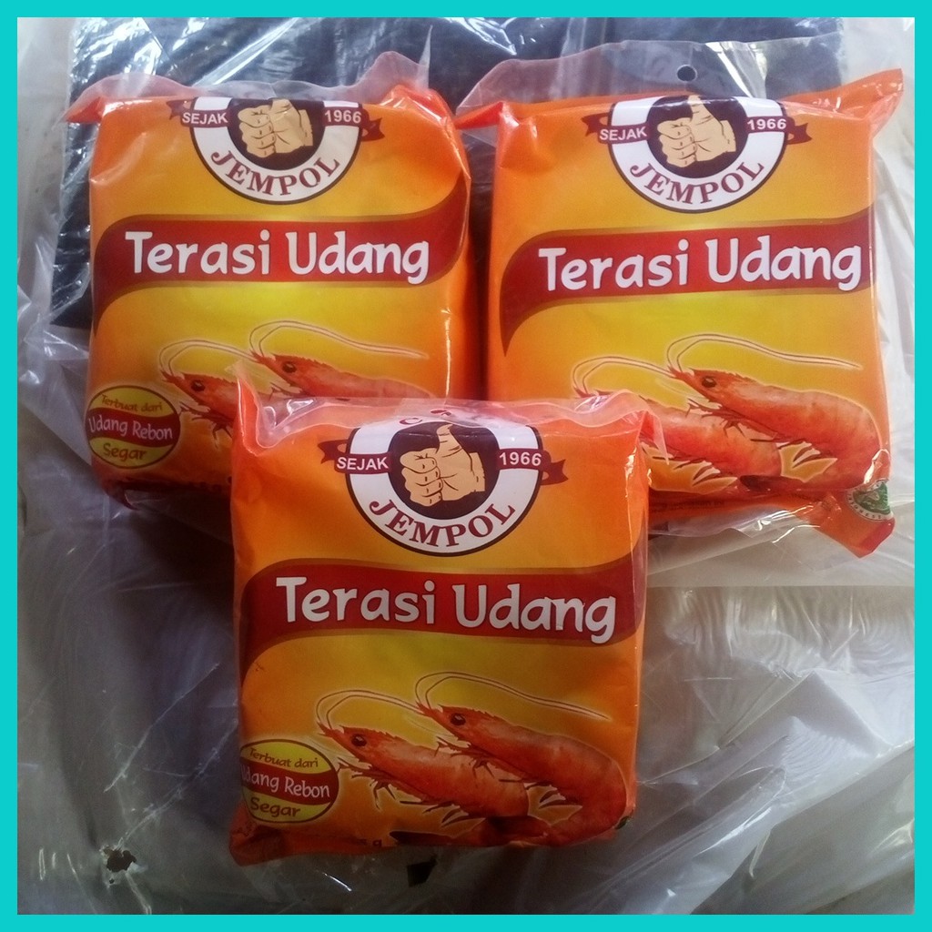 Jual Terasi Udang Cap Jempol isi 20 biji (4.5 gr x 20 pcs) | Shopee ...