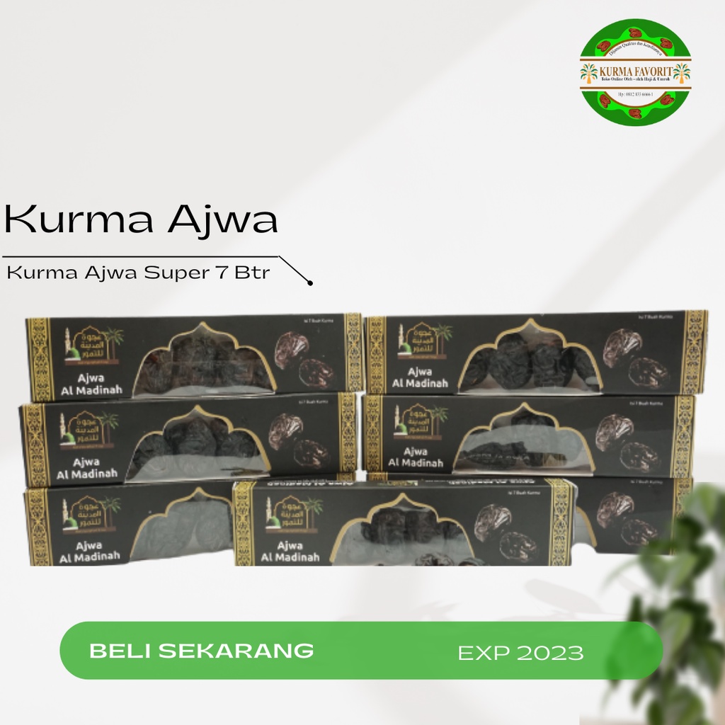 Jual Kurma Ajwa Madinah 7 Butir | Shopee Indonesia Jual Kurma Ajwa Madinah 7 Butir | Shopee Indonesia
