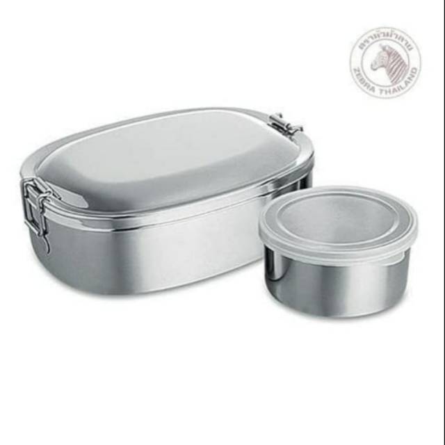 Jual Zebra Lunch Box 16 Cm with Insert Box (152016) / Kotak Bekal Bahan ...