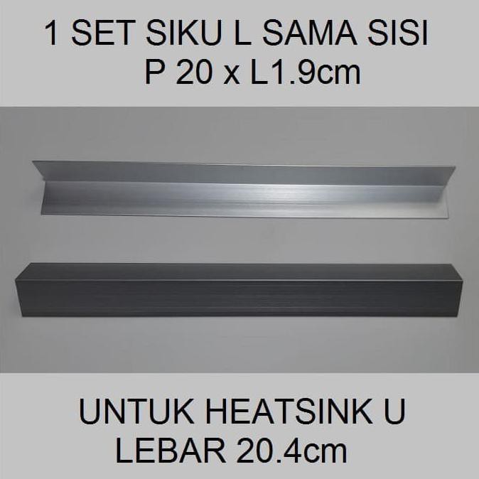 Jual Alumunium Siku L sama sisi P20cm | Shopee Indonesia