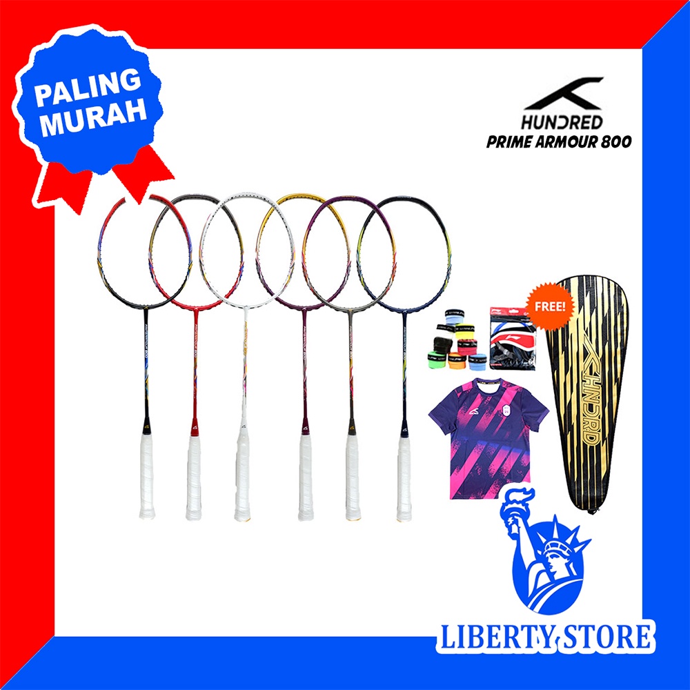 Jual Raket Badminton HUNDRED PRIME ARMOUR 800 IMPORT 100% Original ...