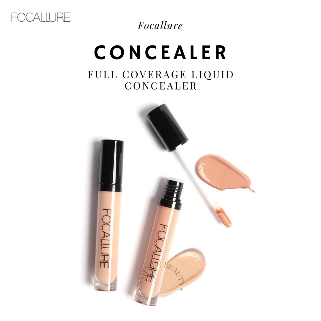 Jual FOCALLURE Full Coverage Concealer Liquid concealer 6g | Shopee ...