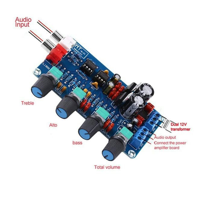 Jual Tone control ne5532 kit tune kontrol hifi audio pre amplifier ...
