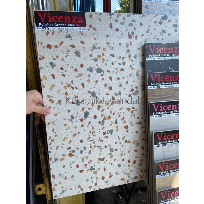 Jual VICENZA GRANITE TILE TERASO TERAZZO TERRAZZO KERAMIK LANTAI DINDING | Shopee Indonesia