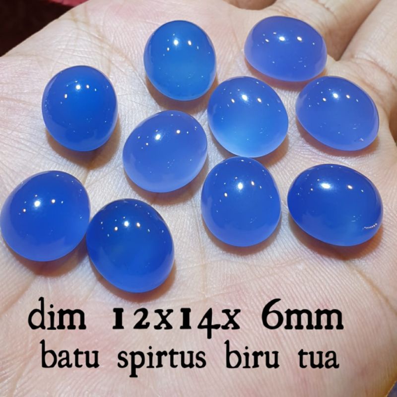 Jual BATU CINCIN AKIK SPIRTUS BIRU TUA DI JAMIN MULUS | Shopee Indonesia