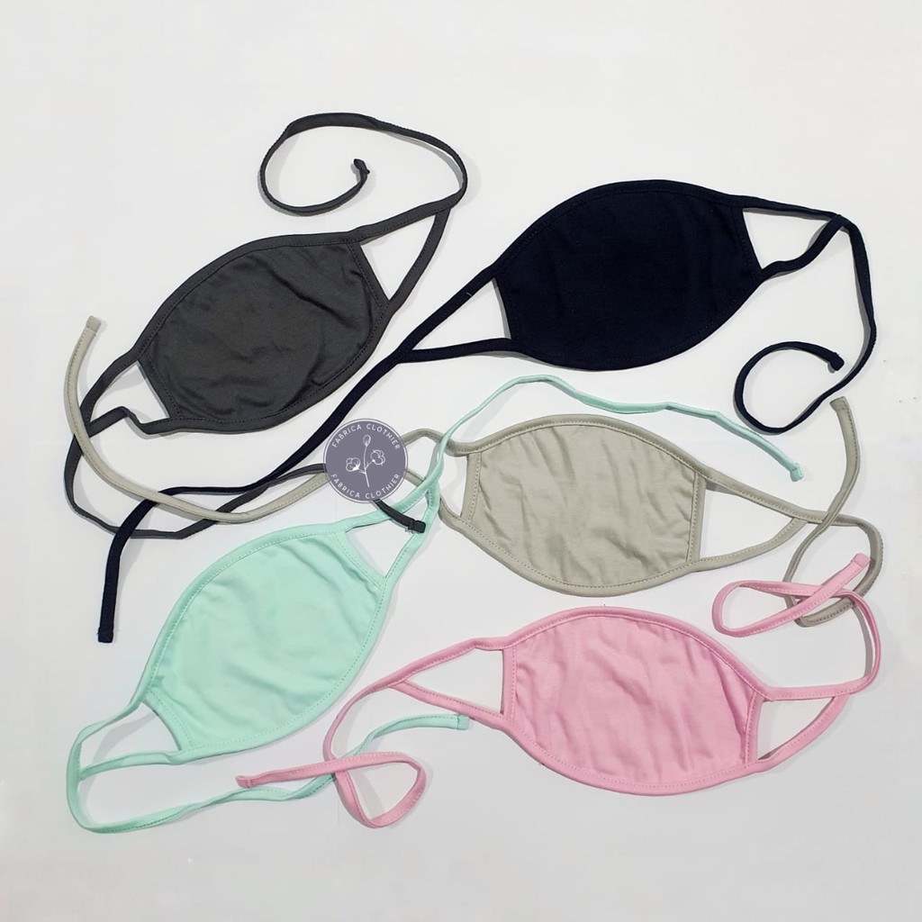 Jual MASKER KAIN NON MEDIS BAHAN KATUN TIDAK PANAS BISA DICUCI TALI ...