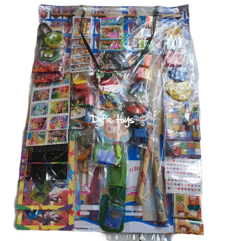 Jual Mainan siap jual isi 50 pcs eceran 1000 mainan anak warung anak ...