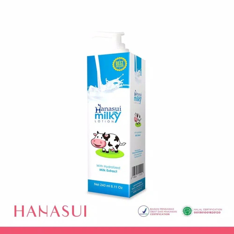 Jual ORIGINAL Hanasui Milky Lotion Hand Body 240 ML | Shopee Indonesia