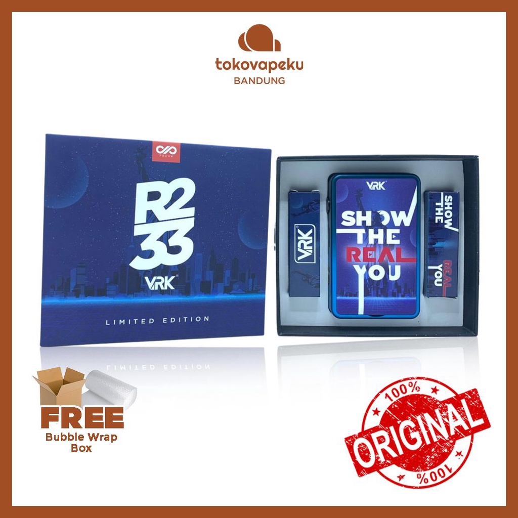 Jual R233 VRK MOD R233 ORIGINAL by HOTCIG X PREVA X VAPEBOSS | Shopee ...