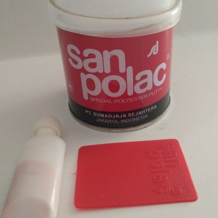 Jual Dempul Sanpolac Plastik Plus Obatnya 250 Gram | Shopee Indonesia