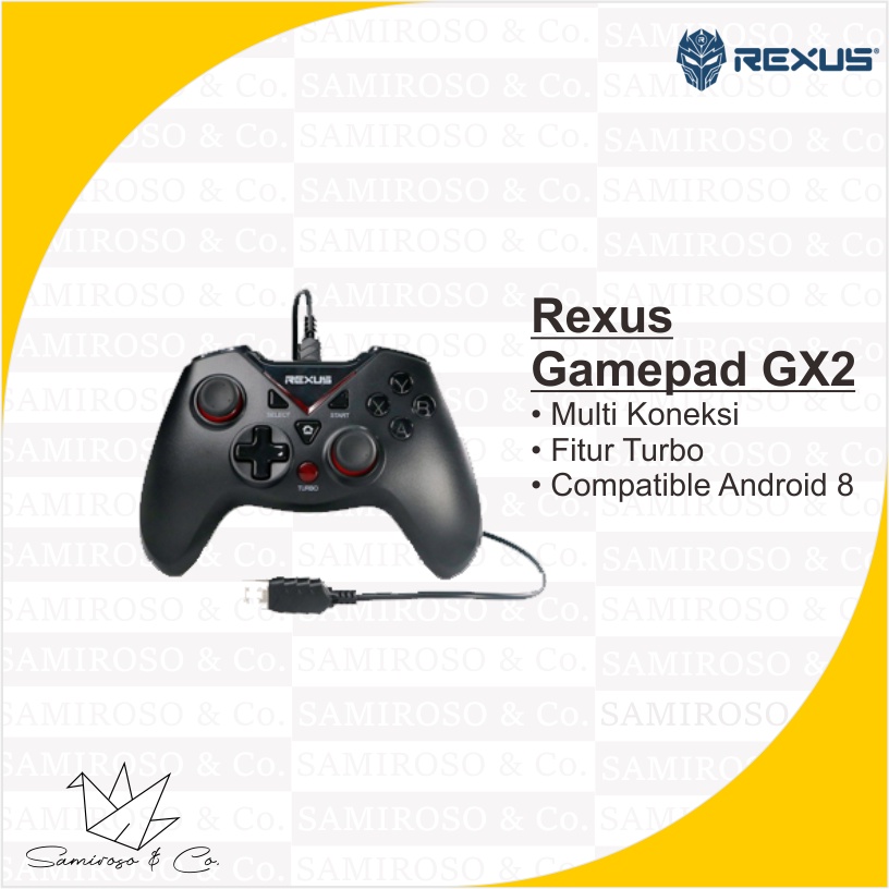 Jual Rexus Pro Gaming Gamepad GX2 Garansi Resmi | Shopee Indonesia