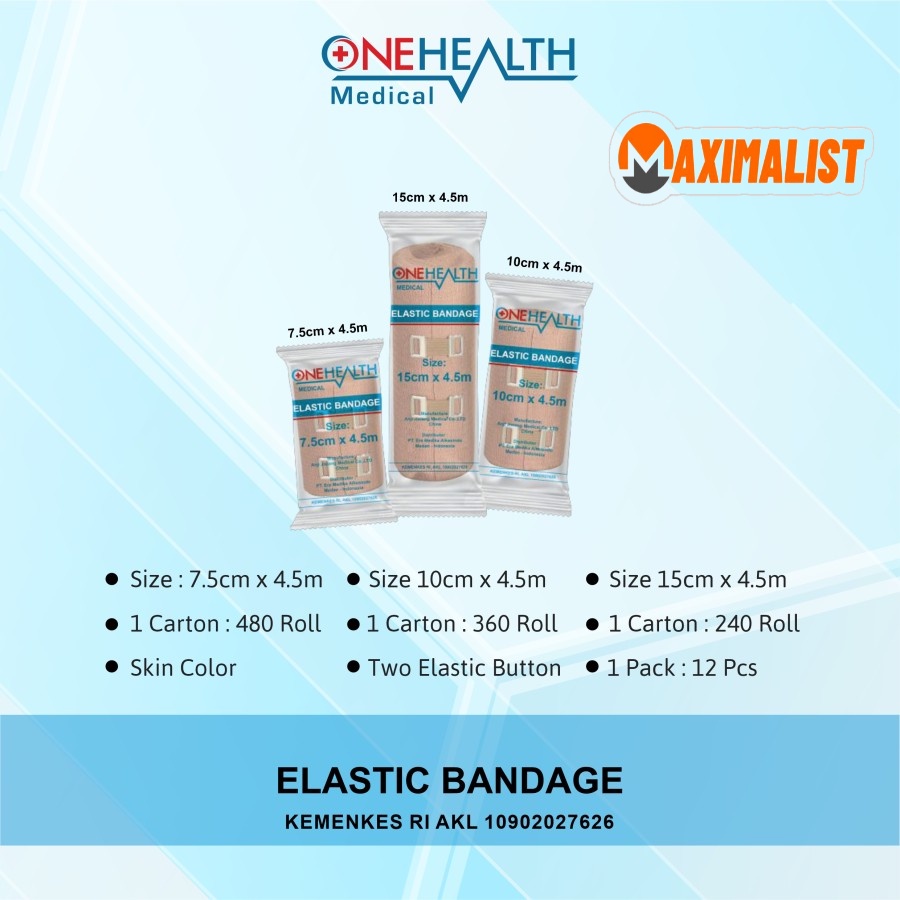 Jual Perban Elastis - Perban Elastis Tangan Kaki - Elastis Bandage ...