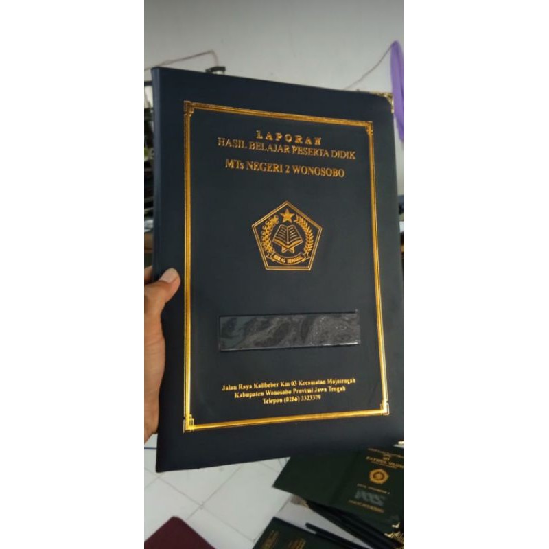 Jual sampul map raport k13 + bingkai | Shopee Indonesia