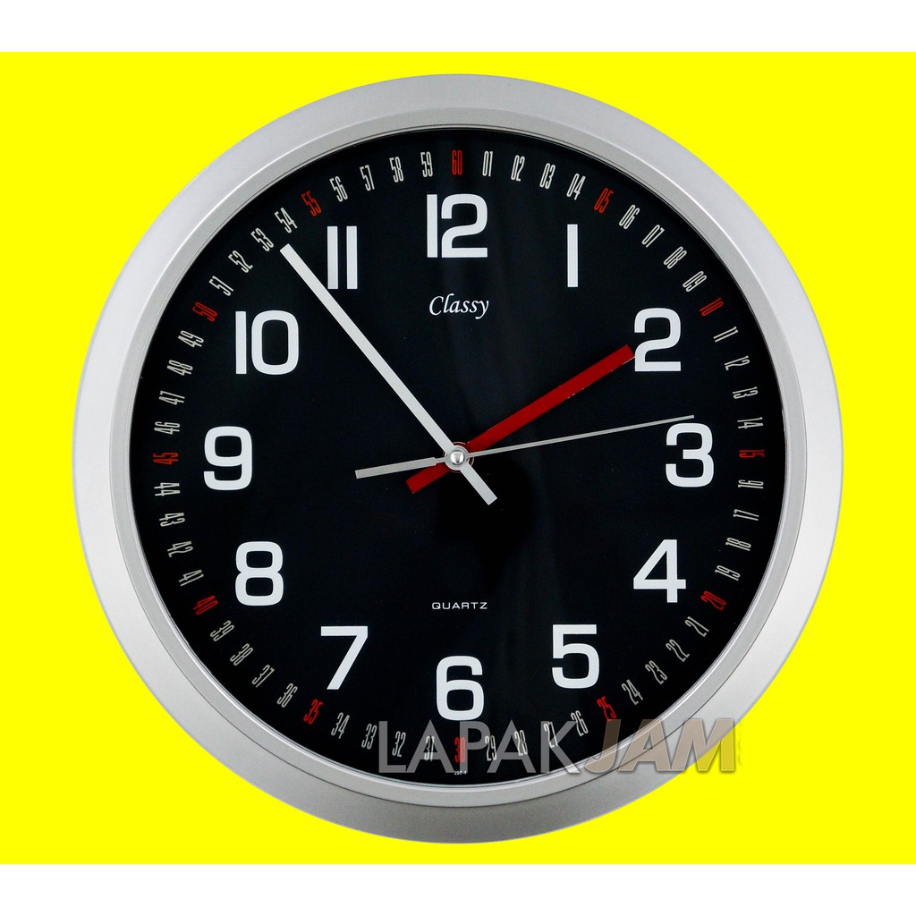 Jual Jam Dinding Kantor Jamdinding Dekorasi Rumah Unik Minimalis Wall ...