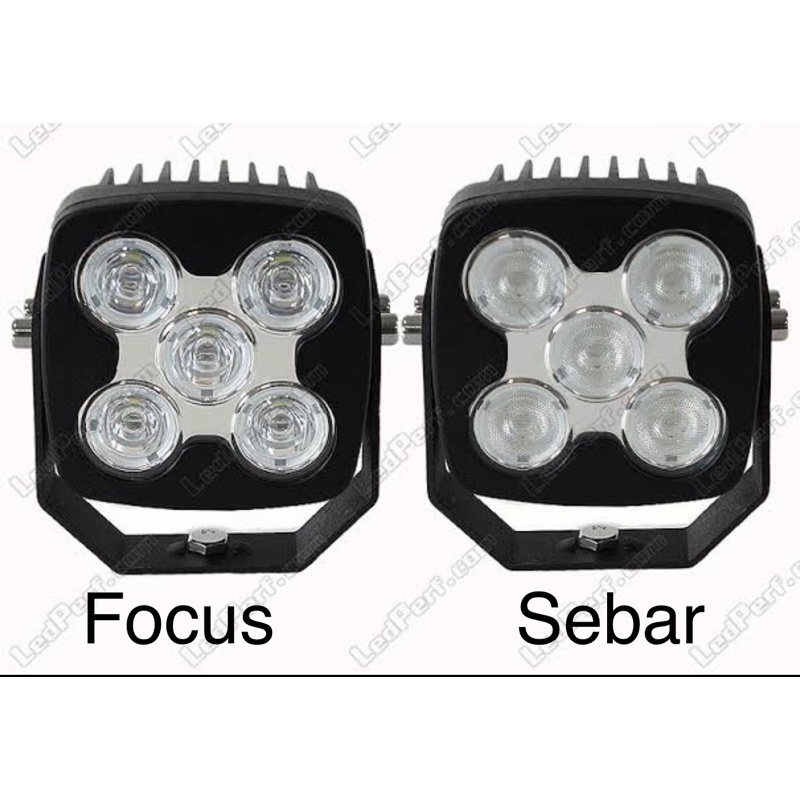Jual Lampu Kerja 50w 5 LED / Work Lamp Cree 50 watt Putih | Off Road ...