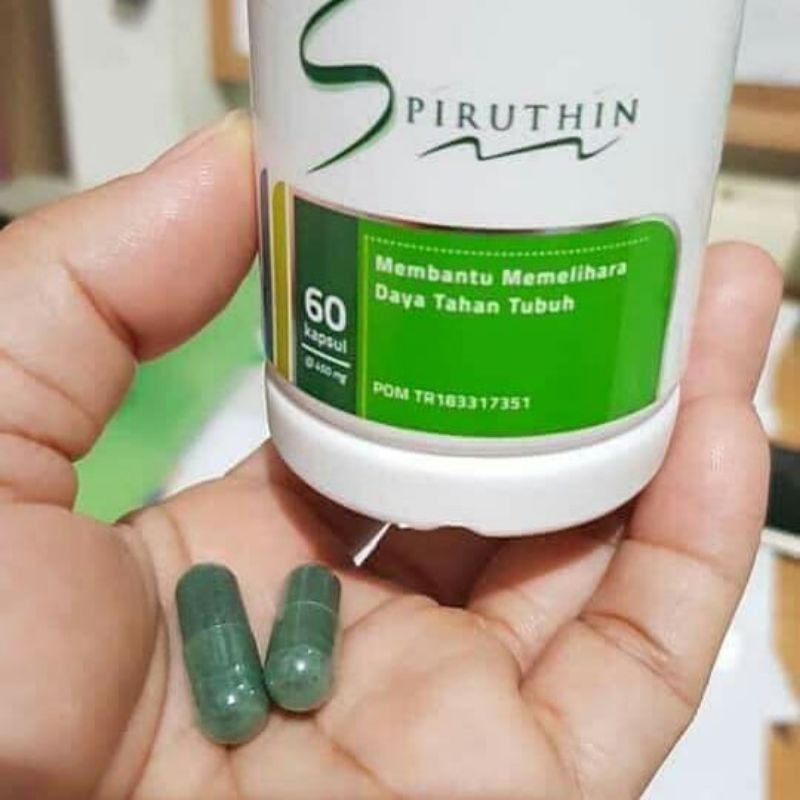 Jual SPIRULINA SPIRUTIN_original 60 kapsul | Shopee Indonesia