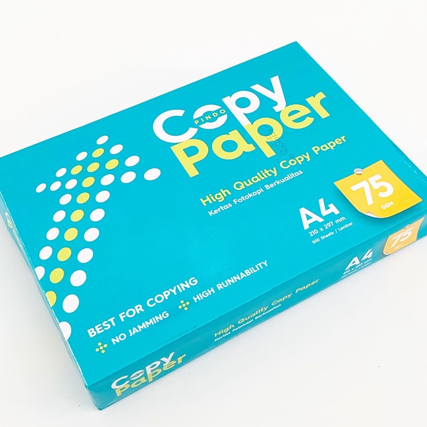Jual COPY PAPER 75GR A4 F4 FOLIO G0SEND GR4B INSTAN ONLY / KERTAS ...