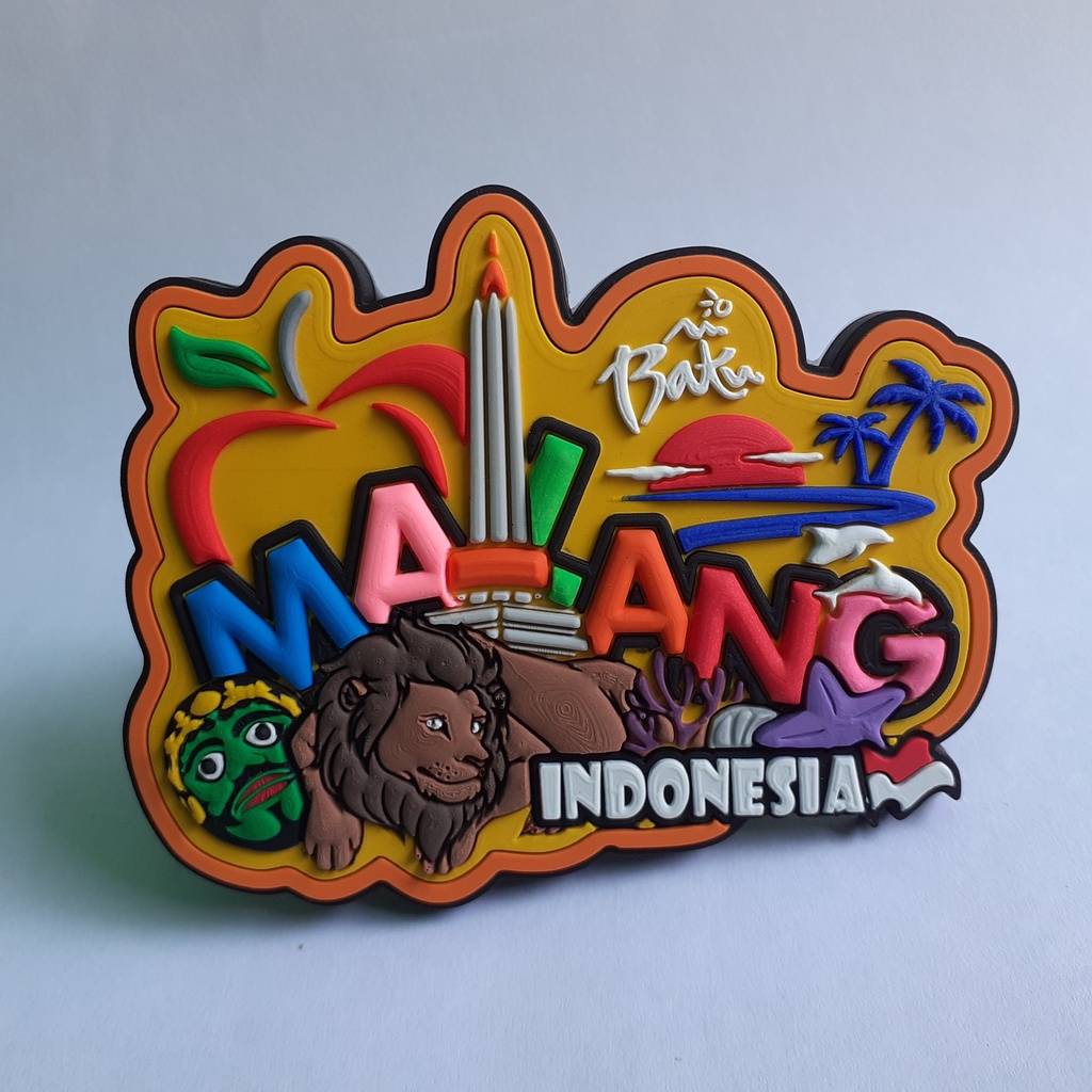Jual Magnet Kulkas / Tempelan Kulkas Karet / fridge magnet MALANG ...