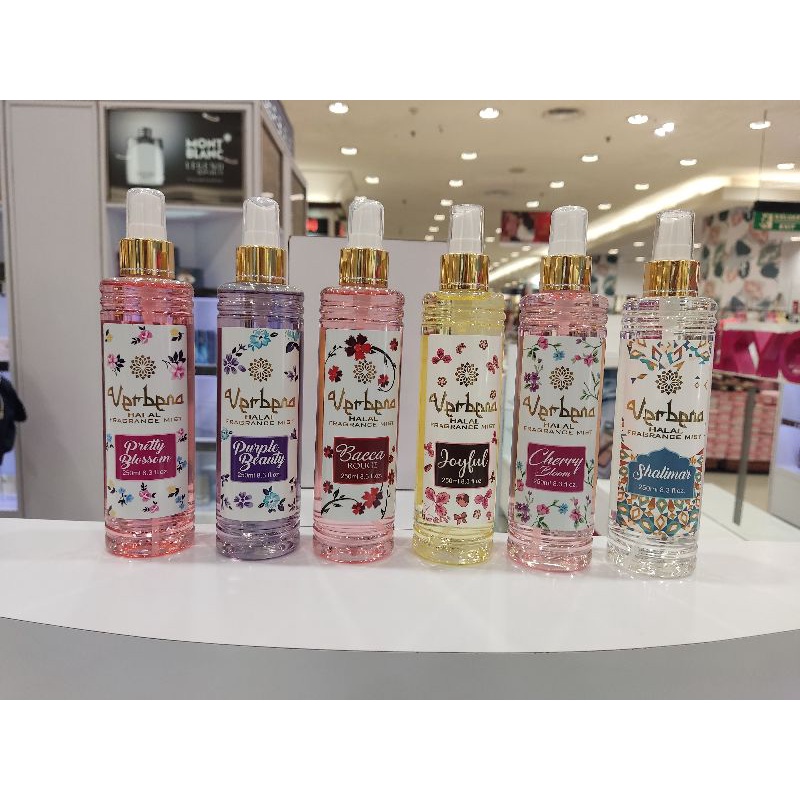 Jual body mist and fragrance mist verbana 250ml | Shopee Indonesia