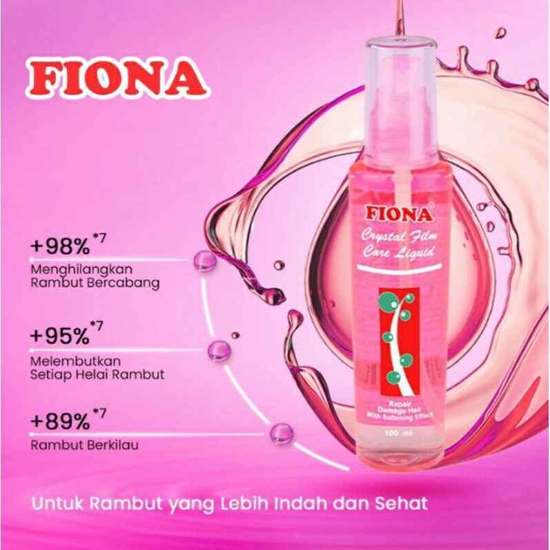 Jual FIONA Crystal Film Hair Care 100ml | Serum Rambut Rusak & Kering ...
