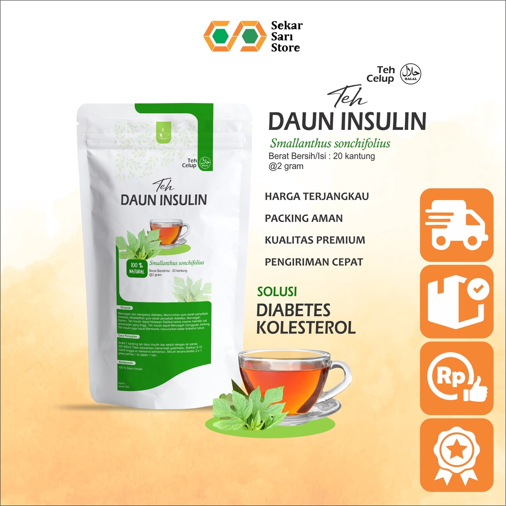 Jual TEH INSULIN DIABETES / INSULIN / TEH INSULIN / DAUN INSULIN / TEH ...