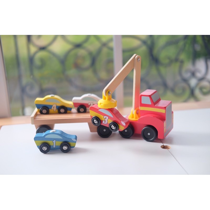 Jual Magnetic loader / mainan kayu / mobil kayu | Shopee Indonesia