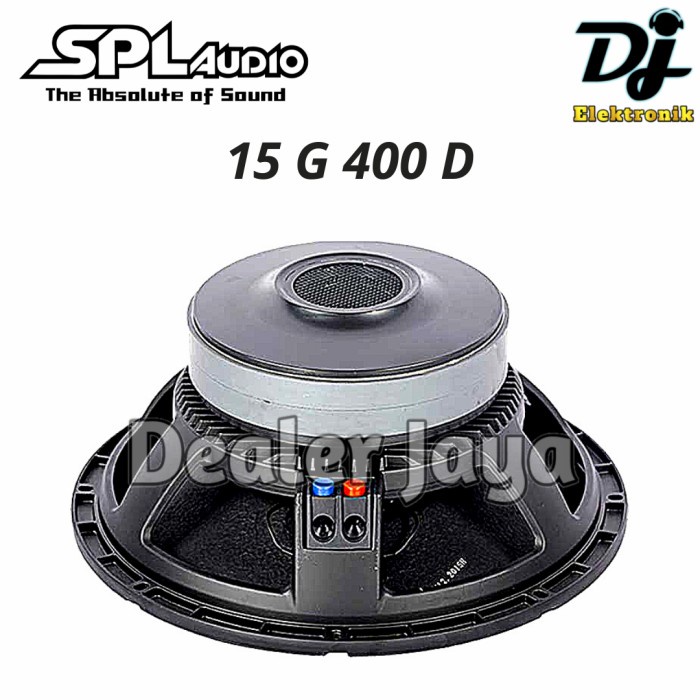 Jual Speaker Komponen SPL Audio CLA 15 G / 15G 400D / 15G400D - 15 inch ...