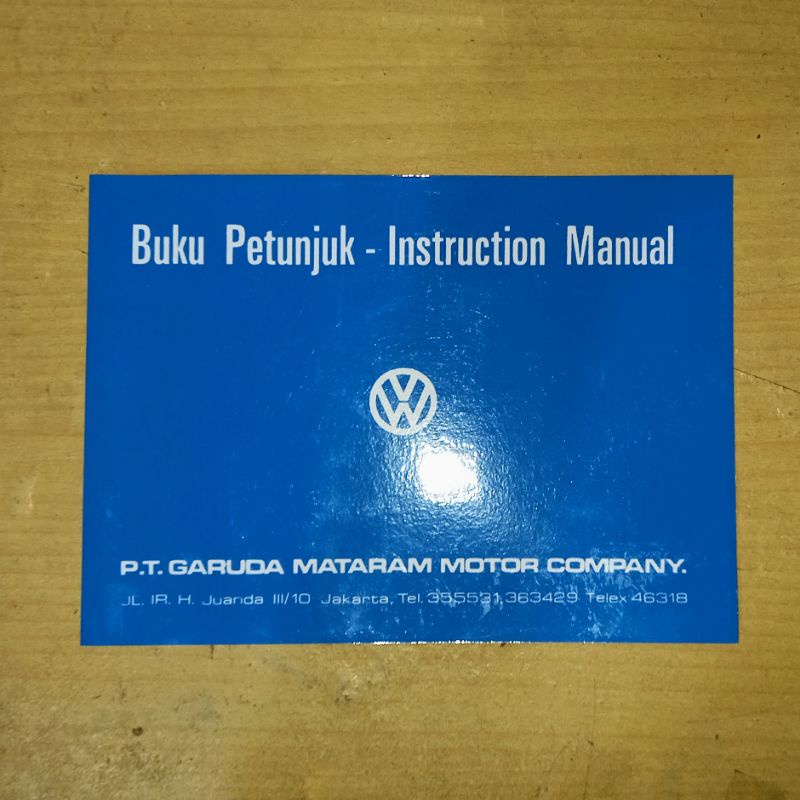 Jual Duplikat Buku Petunjuk / Instruction Manual / Manual Book VW Kombi 1979 - 1983 / Kombi ...