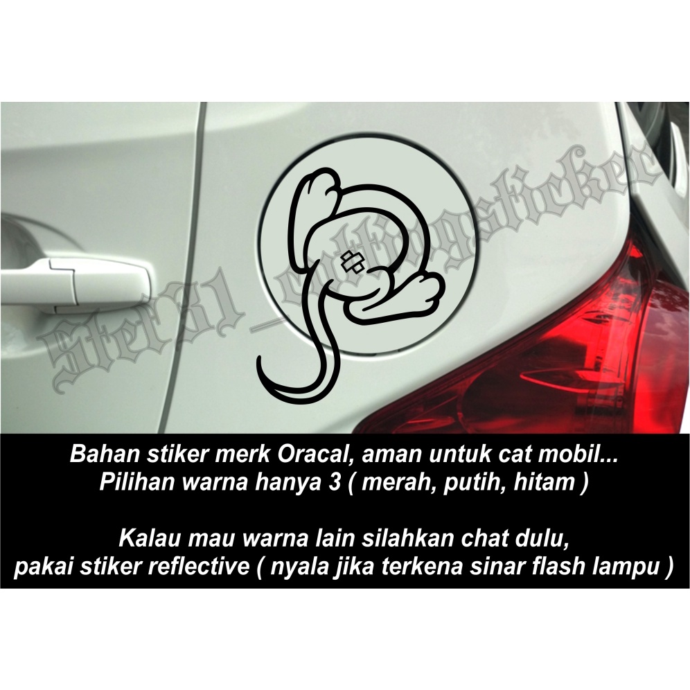 Jual Stiker tutup tanki mobil gambar ekor tikus | Shopee Indonesia