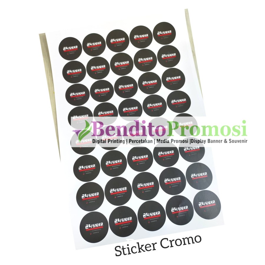 Jual Cetak Sticker Cromo A3, Print Sticker - Bendito Promosi | Shopee ...