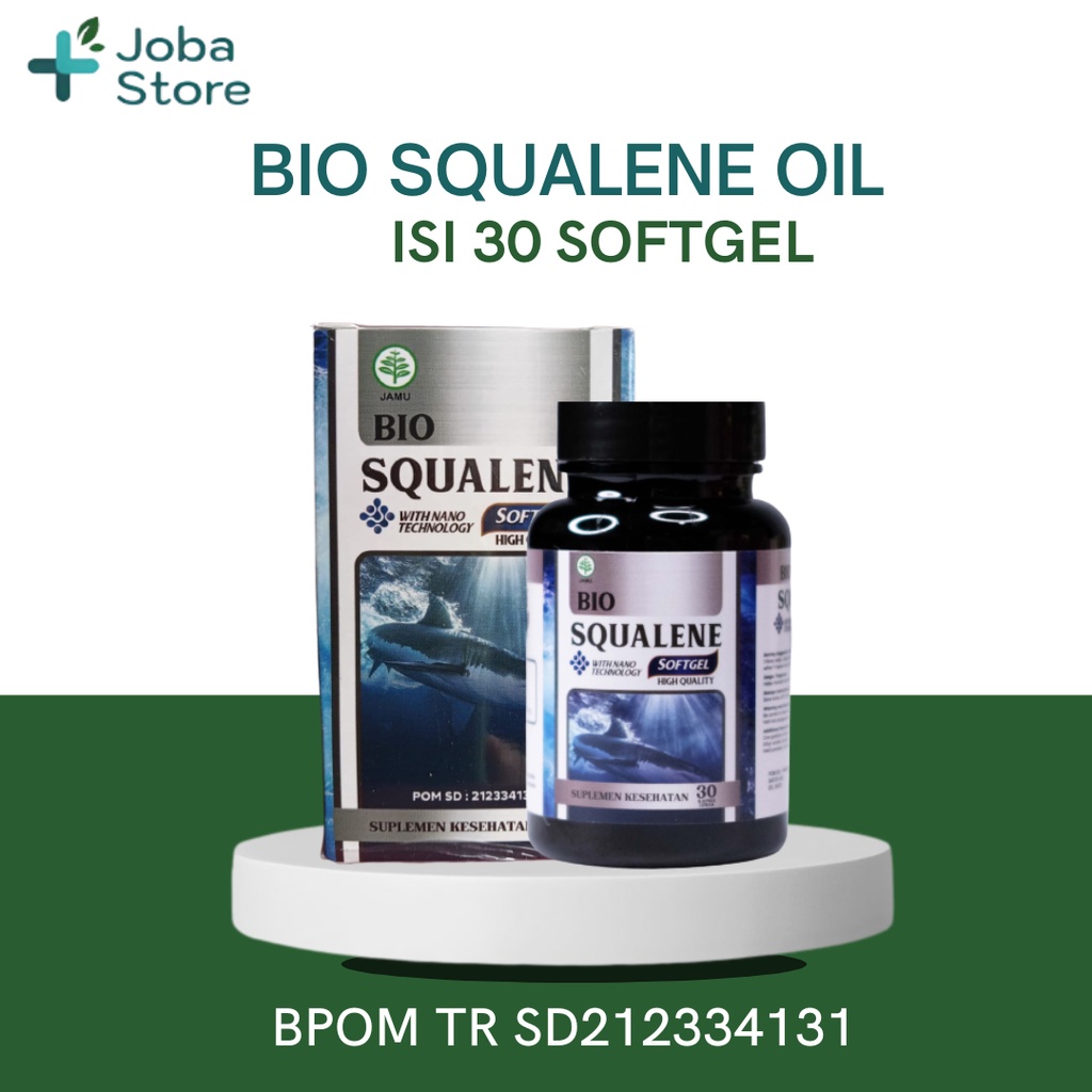 Jual Bio squalene softgel 100% asli shark liver oil minyak hati ikan ...