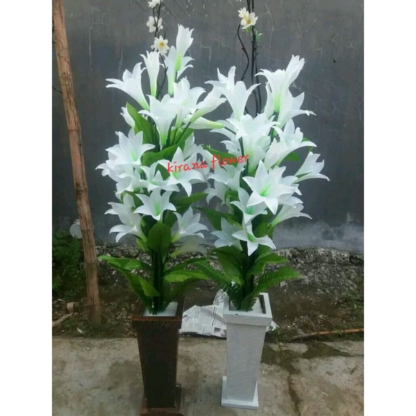 Jual bunga sudut lili rimbun/150cm/cod | Shopee Indonesia