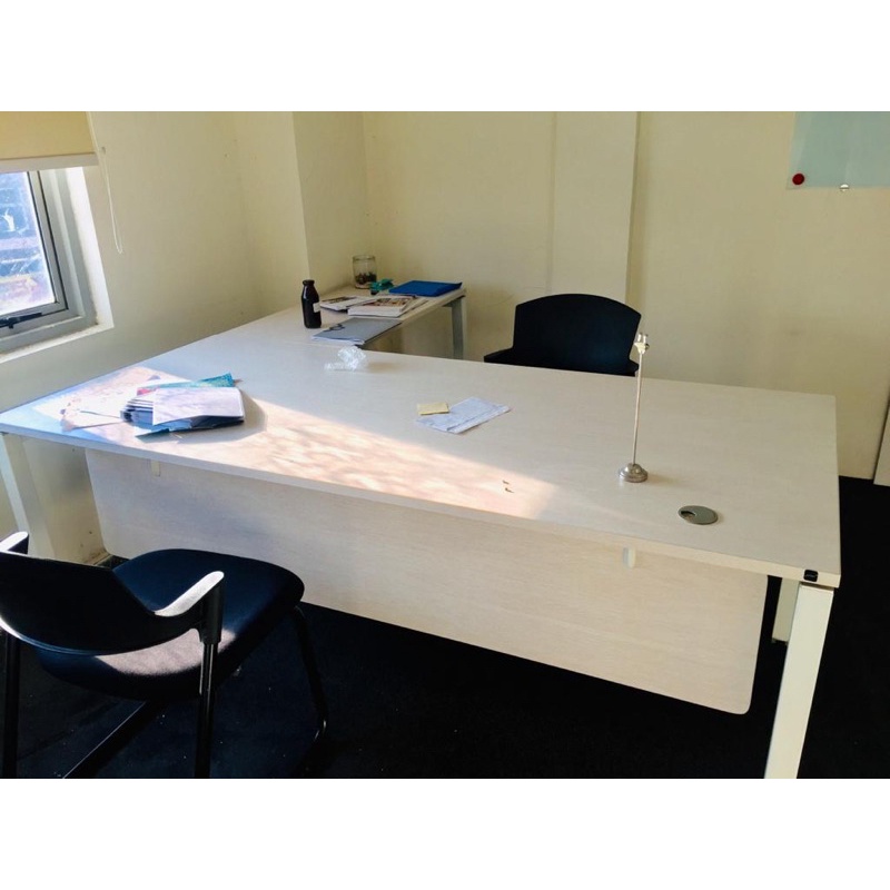 Jual MEJA KERJA INFORMA SIEBEN MANAGER DESK 2019 IRON WOOD. | Shopee ...