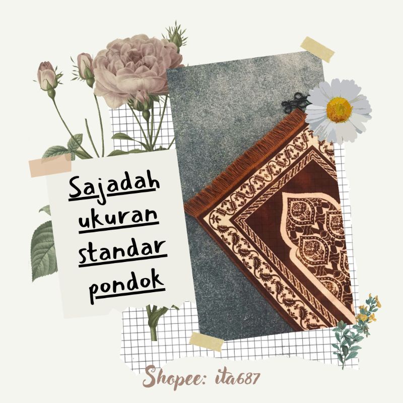 Jual Sajadah ukuran standar Pondok Modern | Shopee Indonesia