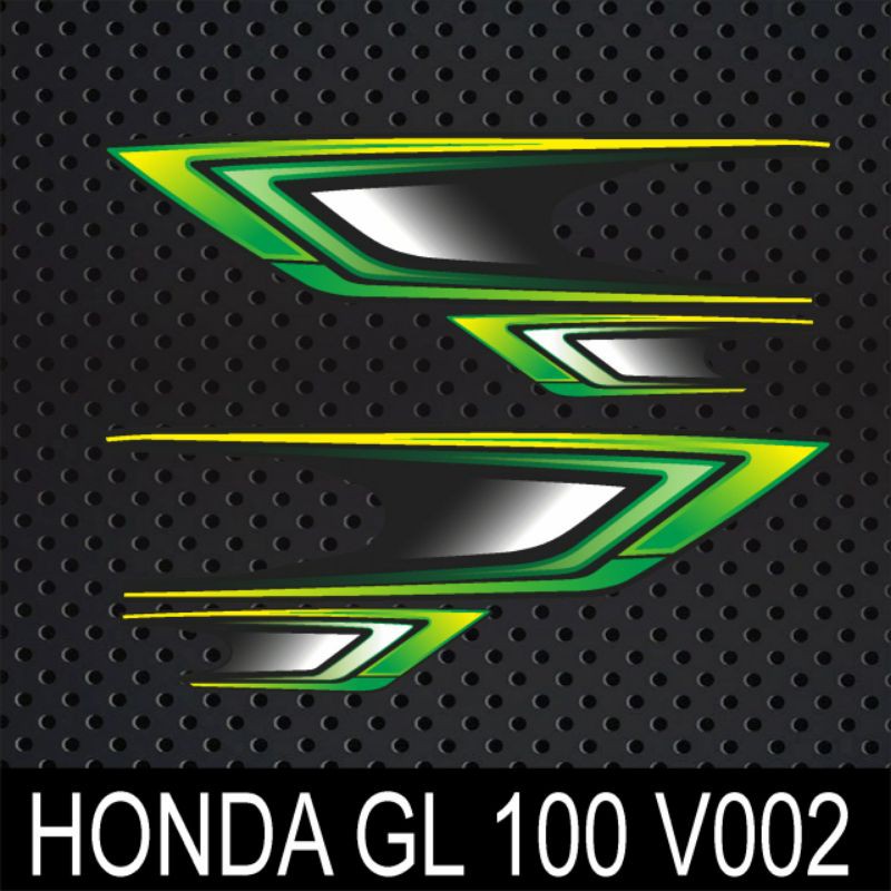 Jual STIKER STRIPING DECAL VARIASI HONDA GL 100 V002 | Shopee Indonesia