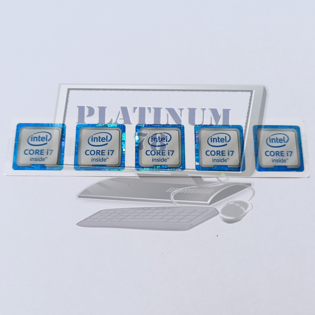 Jual Sticker Stiker Logo intel Core i7 Gen 6 Original | Shopee Indonesia