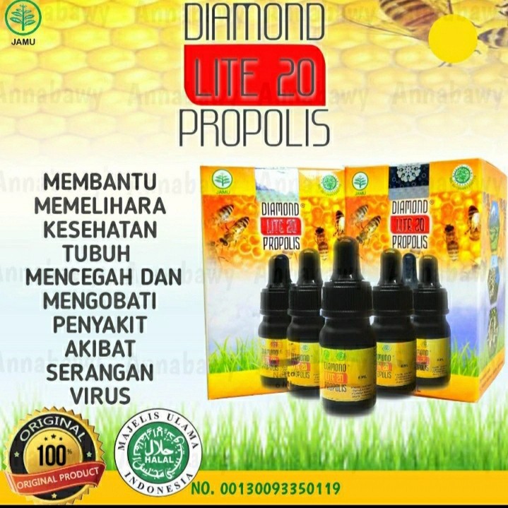 Jual Propolis Diamond Lite 20 Liquid Alcohol Free 6ml Dari New Zealand ...