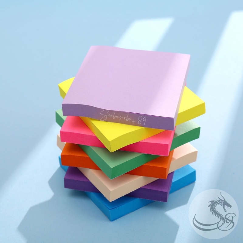 Jual sticky note post-it memo tempel warna warni post it 100 lembar ...