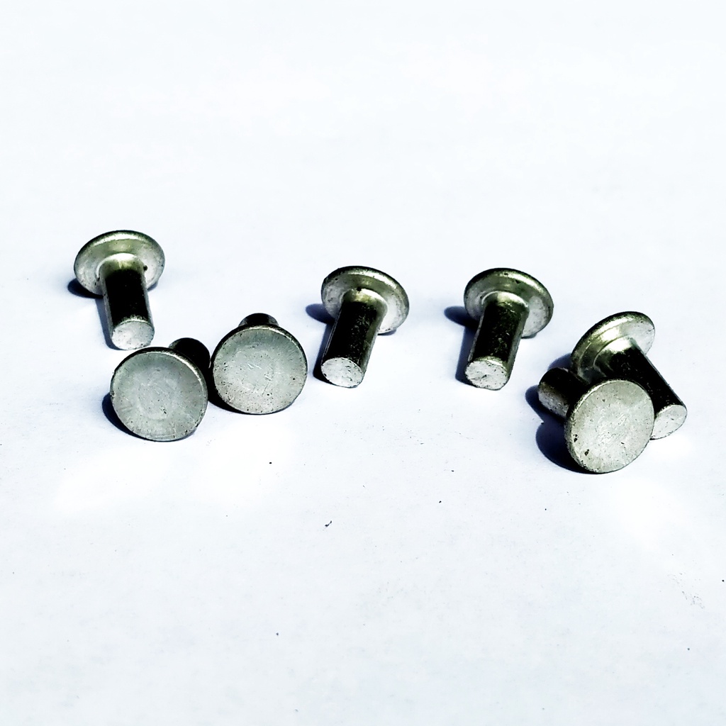 Jual Paku Keling Alumunium 4x8mm Pintu Rolling Door Perbungkus | Shopee ...