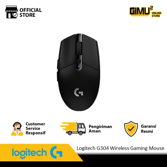 Jual Logitech G304 Wireless Gaming Mouse - BLACK | Shopee Indonesia