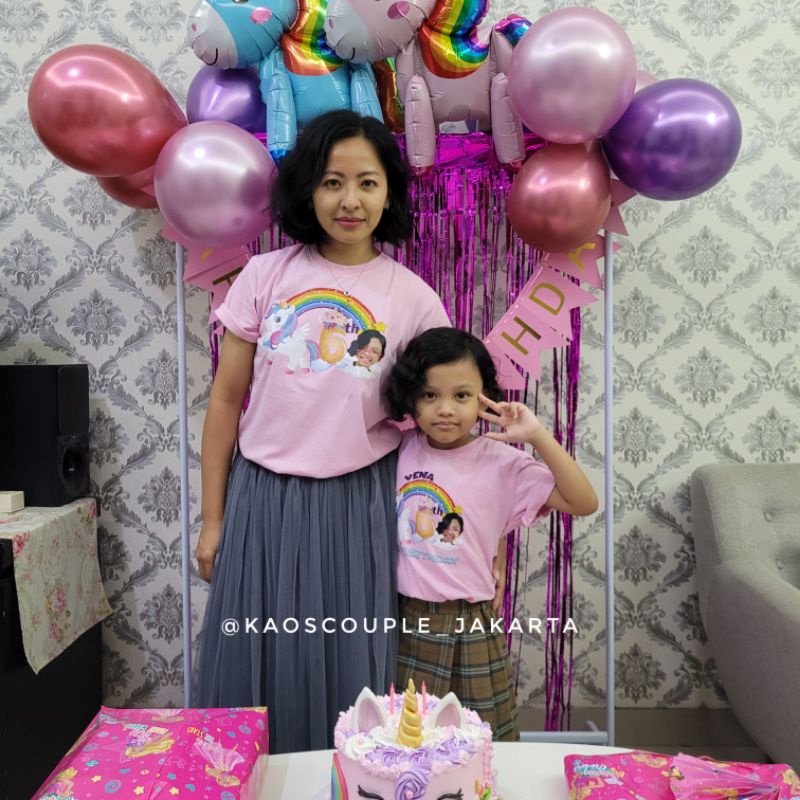 Jual GRATIS CUSTOM FOTO/NAMA Kaos/Baju/T-Shirt Ultah/Ulang Tahun ...