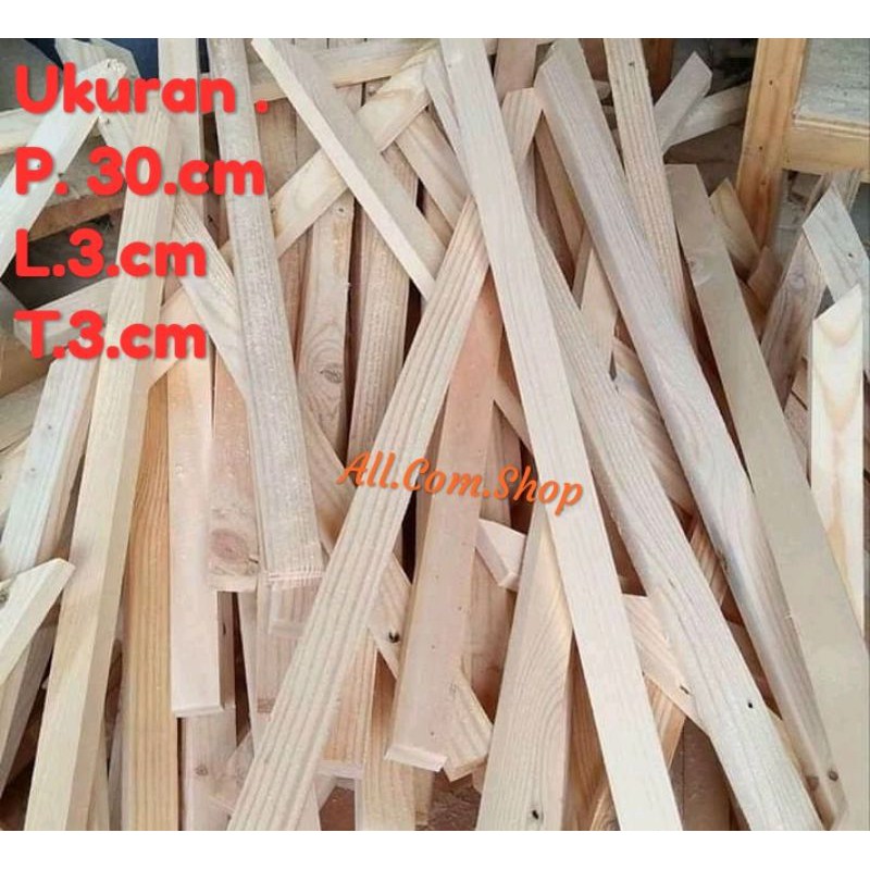 Jual Kayu Reng Balok Uk.3x3x30.cm Balok jatilanda/30.cm Reng kayu bisa ...