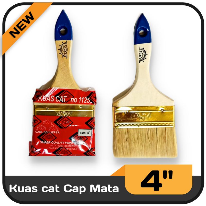 Jual Kuas Cat Cap Mata 4 Inch | Shopee Indonesia