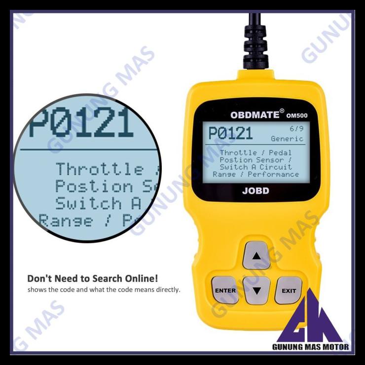Jual Sensor Om500 Scanner Mobil Obd2 Obdmate Jobd Obd Mate Jepang ...