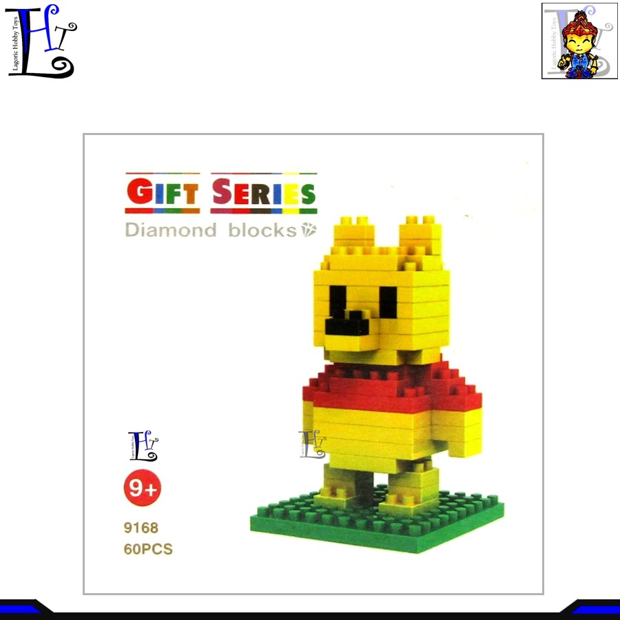 Jual Blocks Nano Diamond Blocks LOZ 9168 Winnie the Pooh [Disney ...