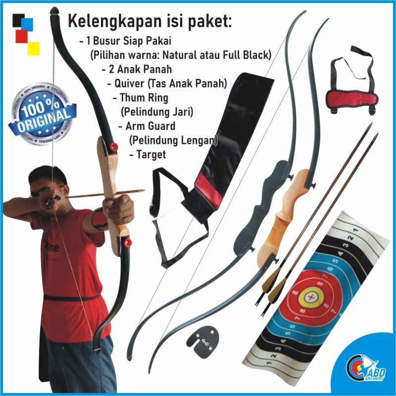 Jual Full Set Busur Panah Dewasa // Standar bow | Shopee Indonesia