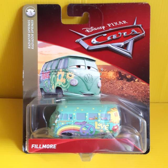 Jual Disney Pixar Cars Fillmore Green Color Original By Mattel Cars ...