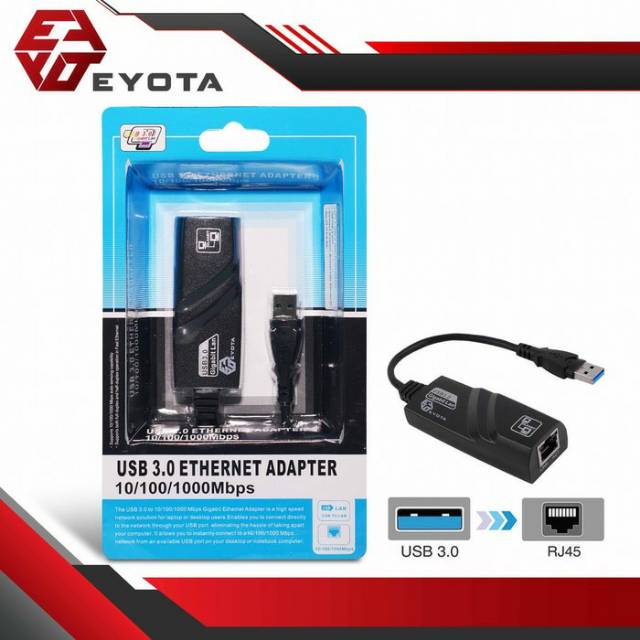 Jual USB 3.0 To Lan Gigabit Eyota | Shopee Indonesia