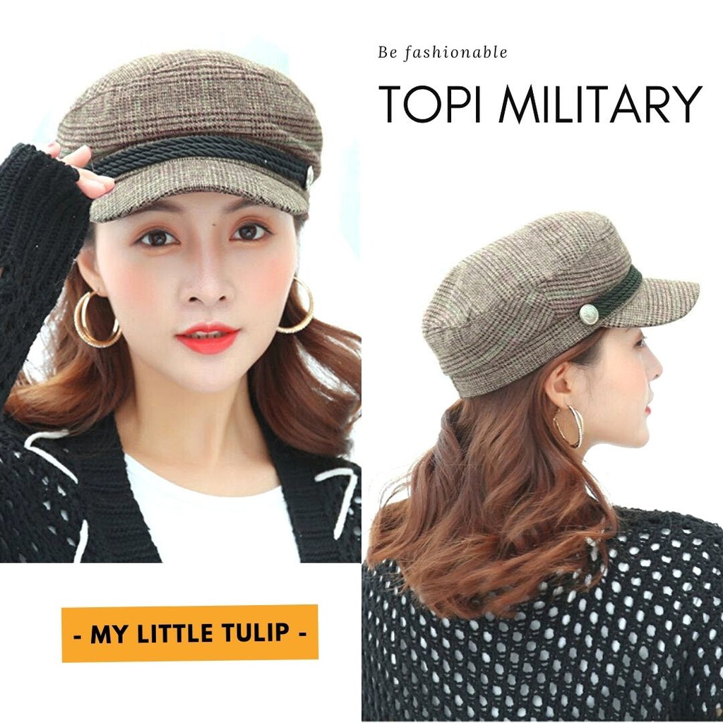 Jual Topi Military + Topi Baret Military + Topi Zara + Topi Import ...