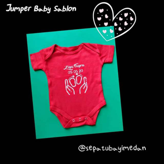 Jual Jumper baby Sablon Nama ( Max 6kg ) | Shopee Indonesia